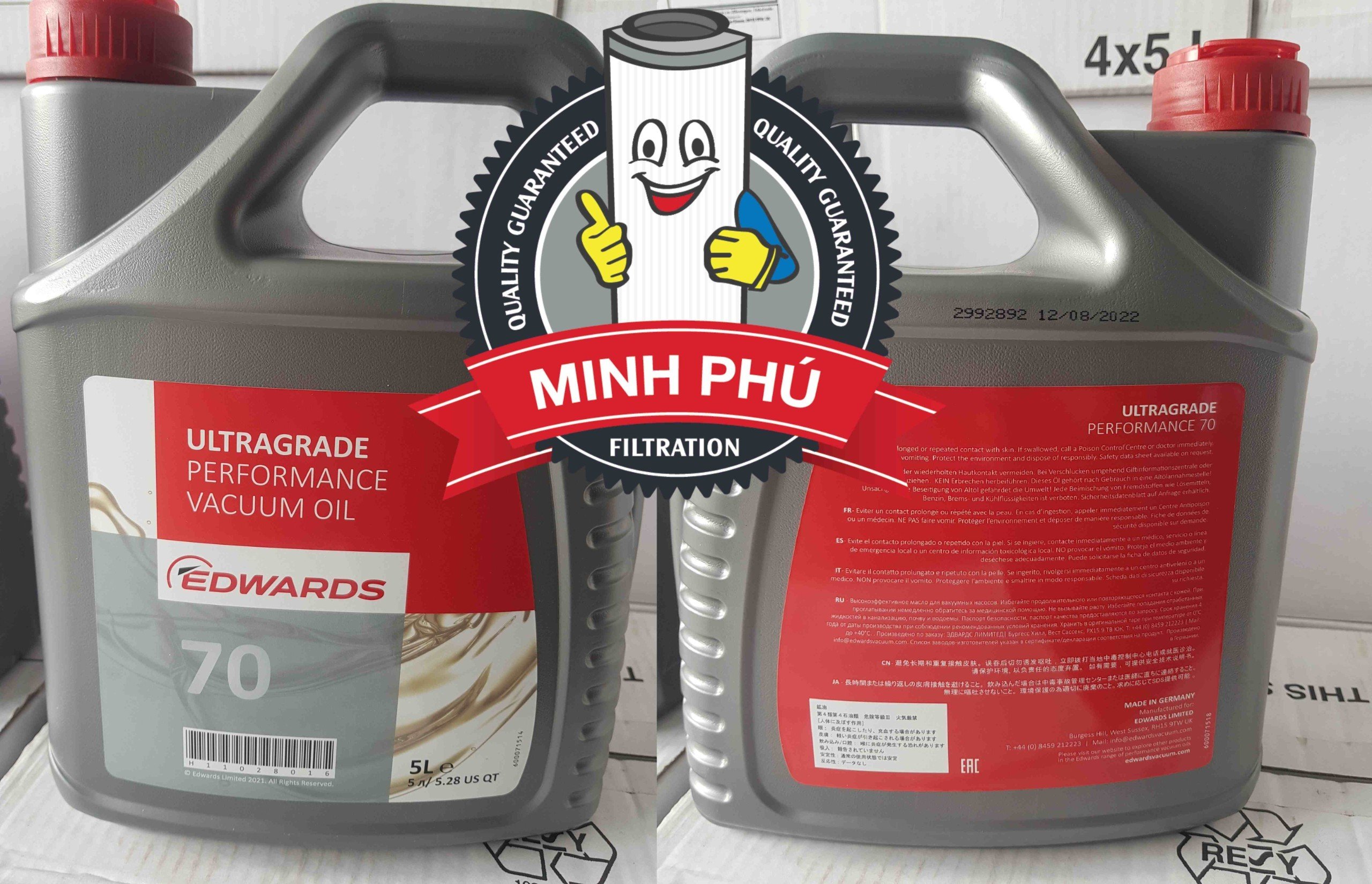 DẦU CHÂN KHÔNG EDWARDS ULTRAGRADE 70